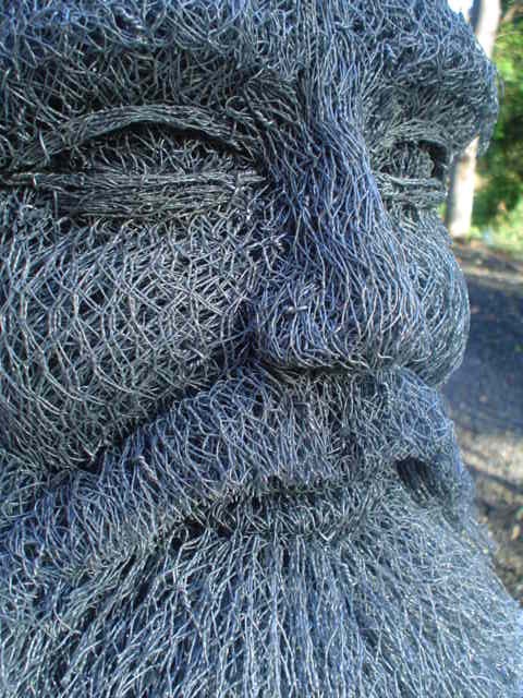 Chicken Wire Portraits by Ivan Lovatt | Amusing Planet